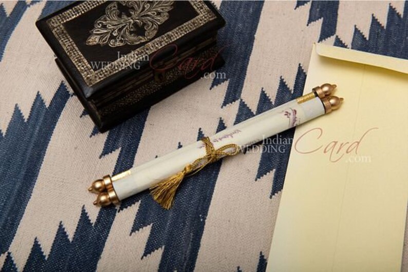 WEDDING Bridal Shower INVITATIONS Scroll Cards - Etsy