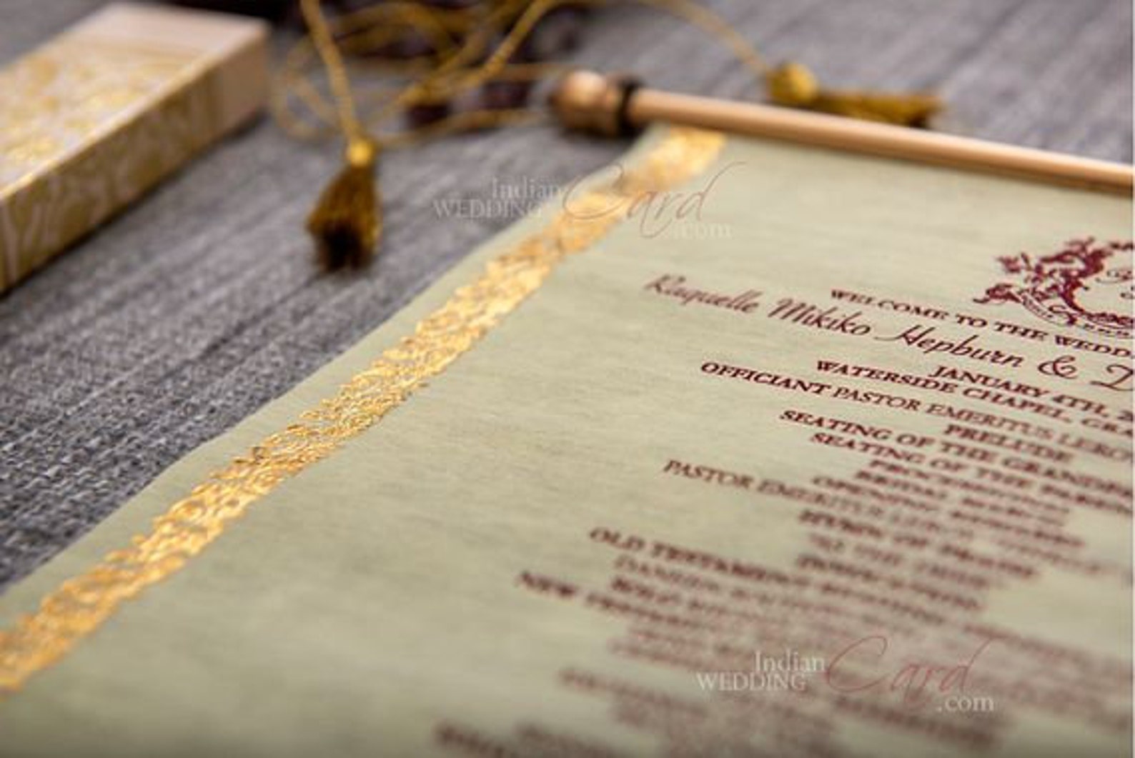 Scroll Wedding Invitations - Etsy