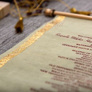 Scroll Wedding Invitations - Etsy