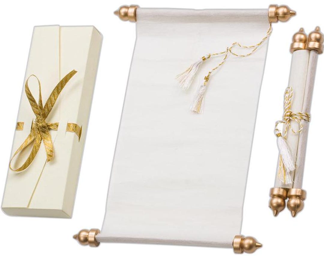 Scroll Wedding Invitation,scroll Card,anniversary Engagement Party ...