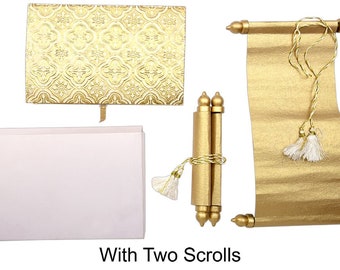 Wedding Invitations Scroll Cards Kits With Box S Special Occasion Theme ...