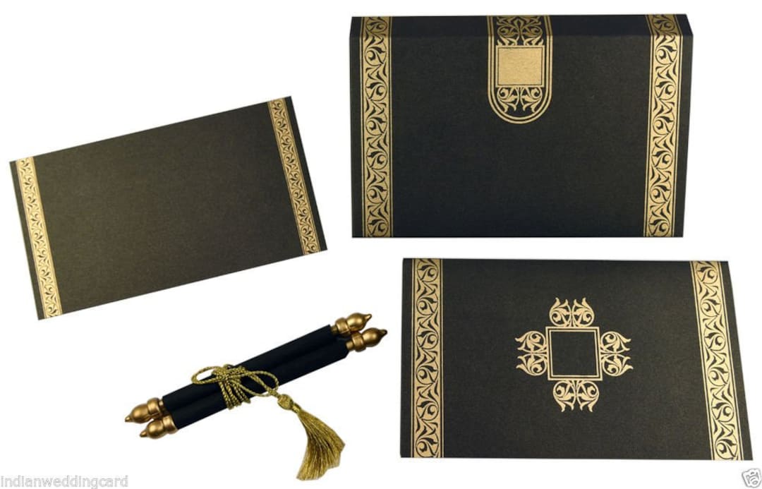 Scroll Invitation,engagement Invitations,party Invitations,bridal ...