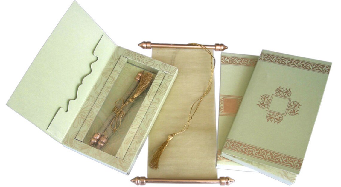 Scroll Invitation Wedding Invitations Design Cards Sweet 16 - Etsy