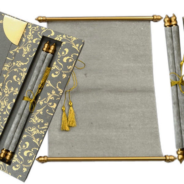 Scroll Cards Wedding Invitations Anniversary Party Invitation Sweet ...