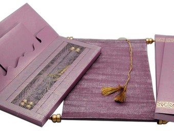 Wedding Scroll Invitation Kit Royal Theme Scroll Card | Etsy