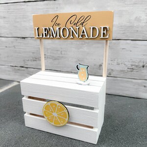 Lemonade Stand, Lemonade Tiered Tray, Lemon Decor, Mini Lemonade Stand ...