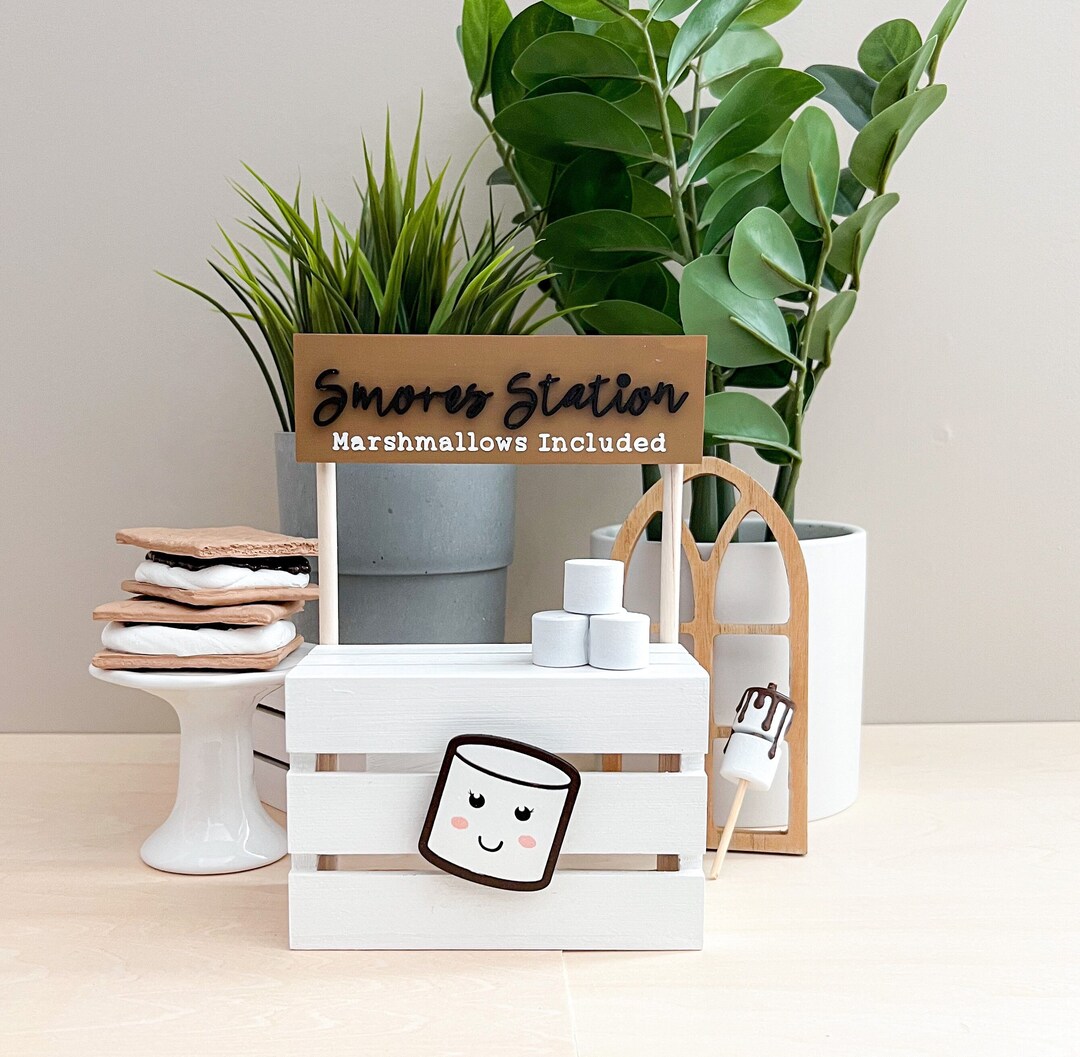 Smore's Stand, Smore's Bar Decor, Marshmallows, Summer Treats, Summer ...