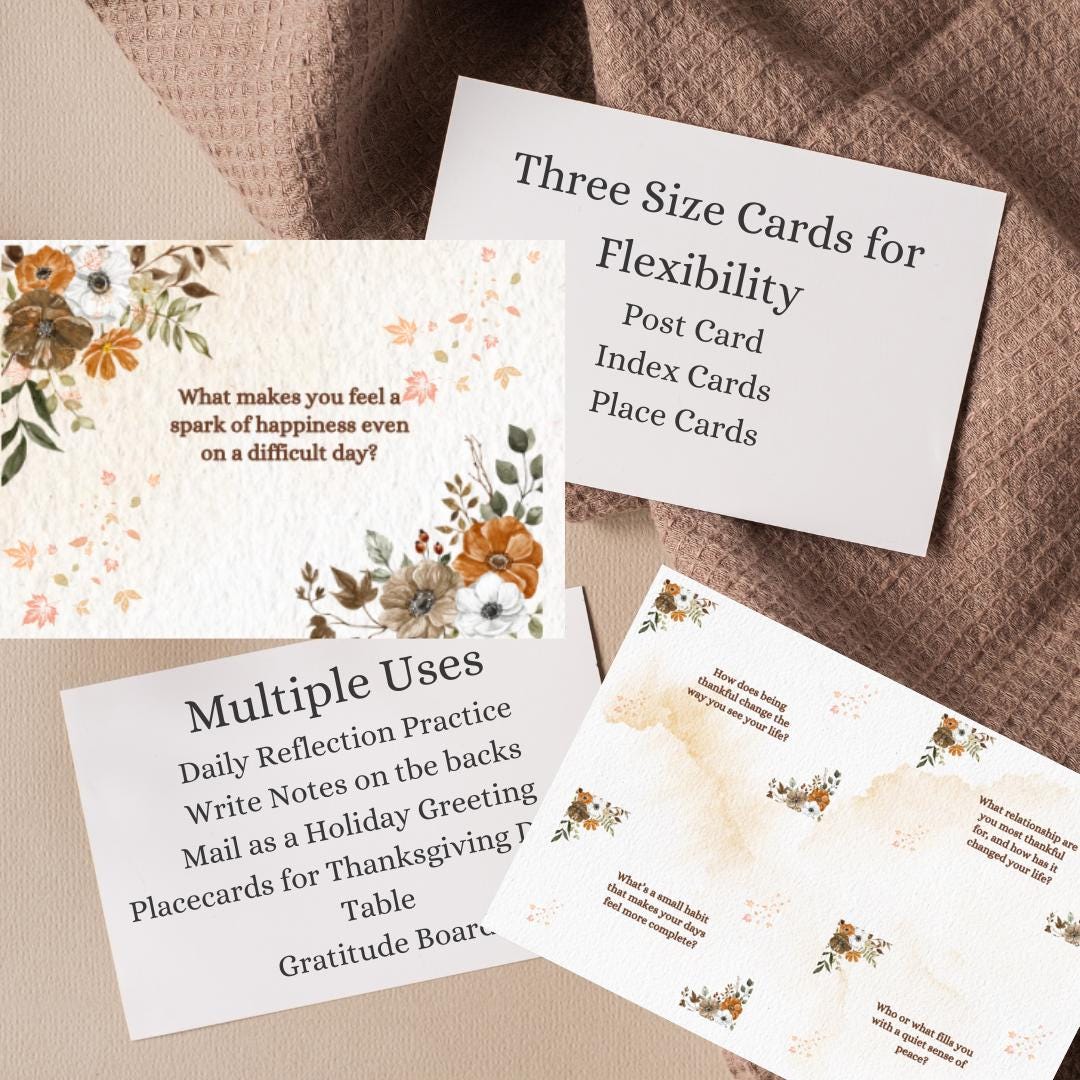 Gratitude Activity, Thanksgiving Gratitude Challenge, Thanksgiving ...