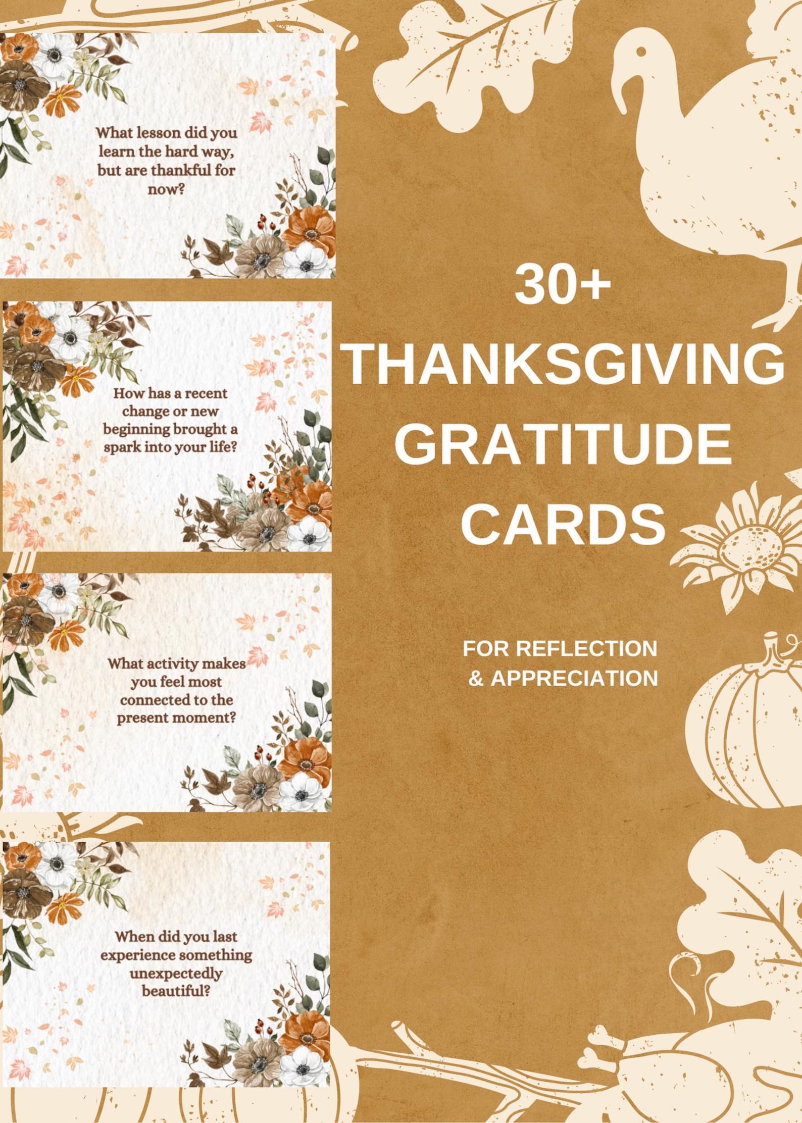 Gratitude Activity, Thanksgiving Gratitude Challenge, Thanksgiving ...