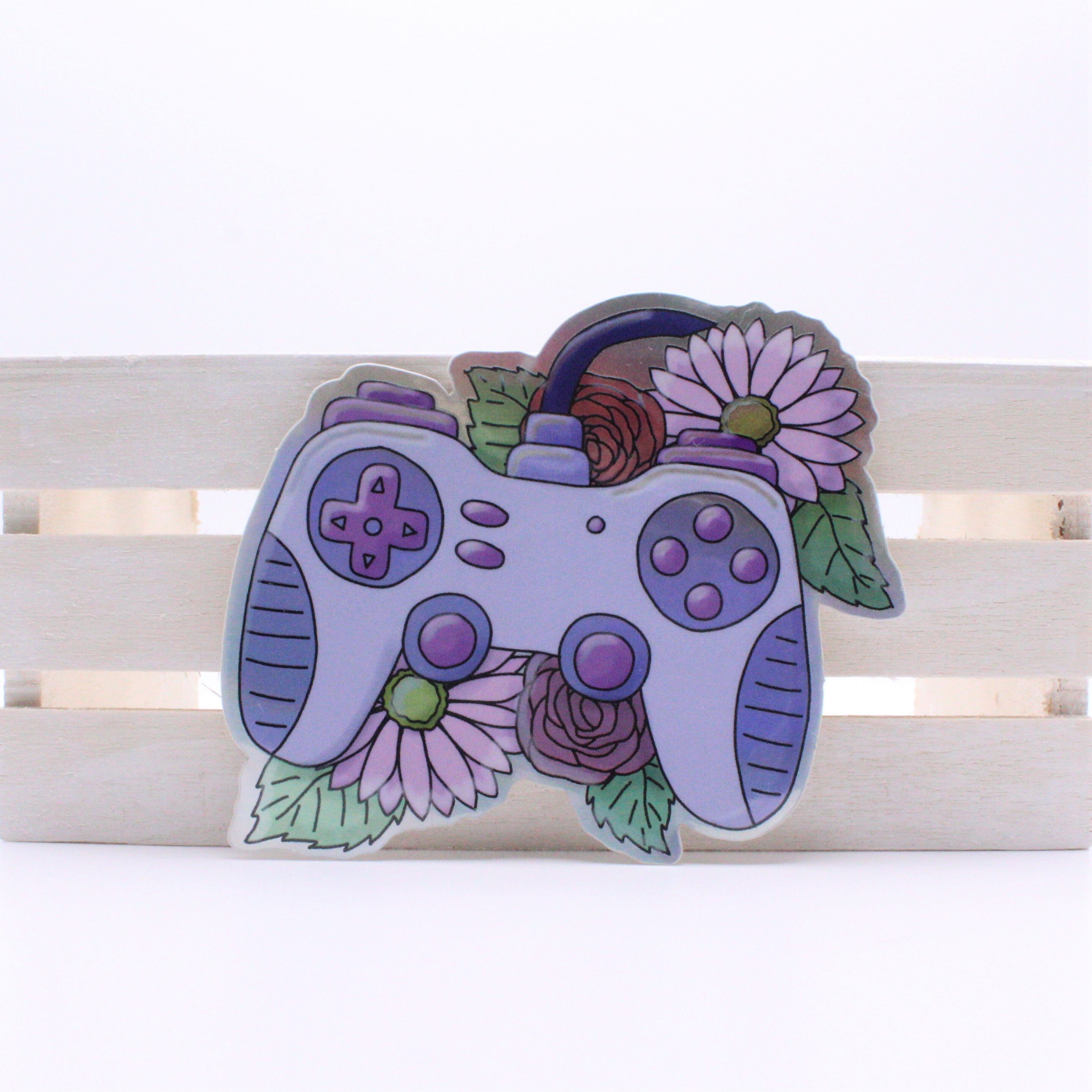 Game Controller Die Cut Weatherproof Permanent Vinyl Sticker | Etsy