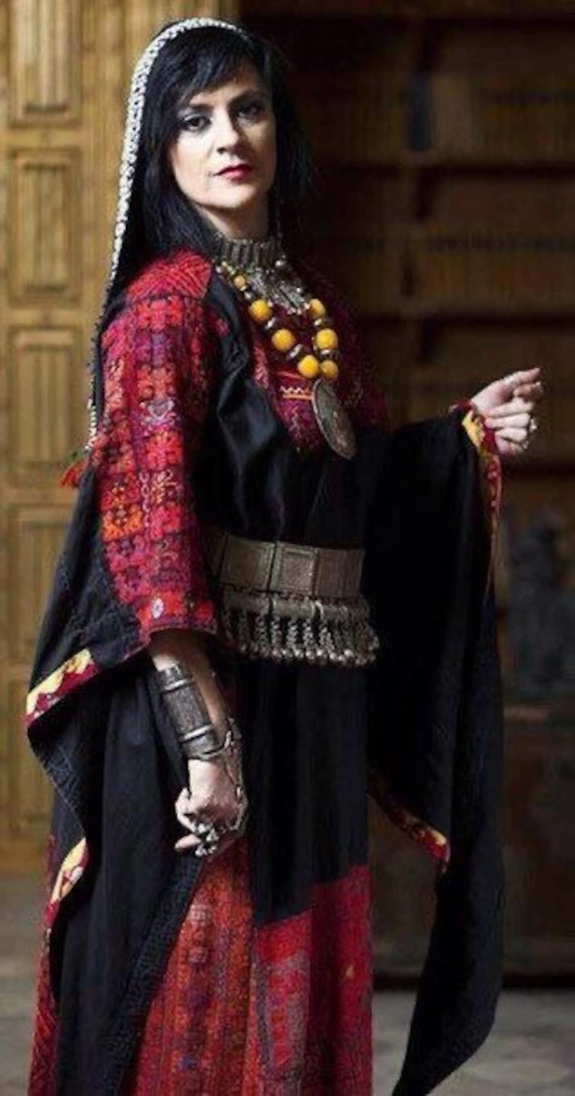 Tapestry She is Palestinian folklore/ethnic /Big Tapestry | Etsy