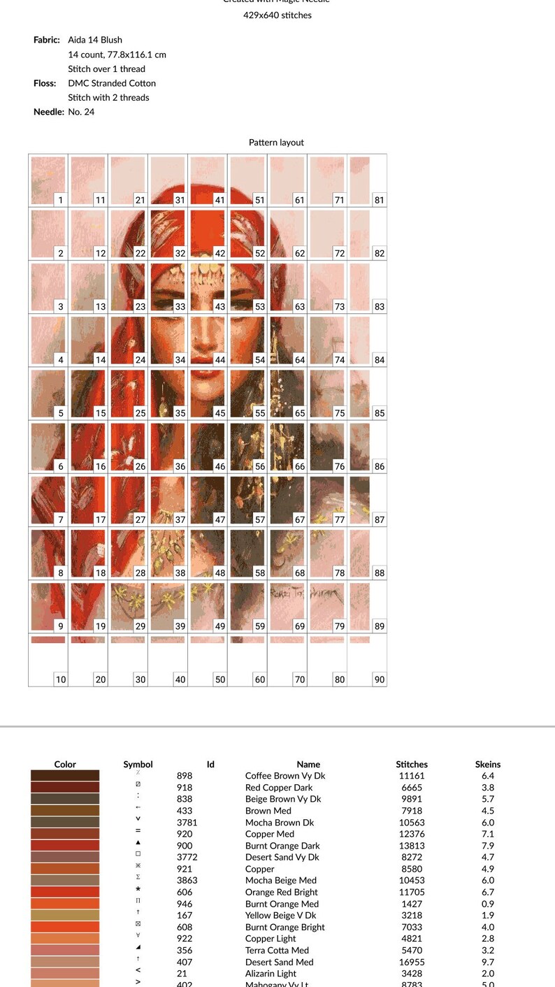 Turkish Tapestry Portrad Halime Sultan pattern 2sazes / | Etsy