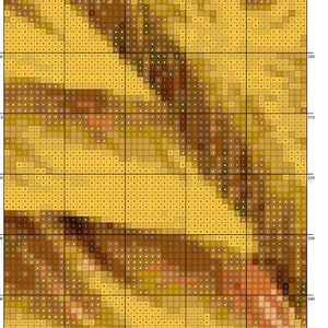 Maxi Large Saze Peacocks Goldytapestry/ Embroidery Pattern for Your ...