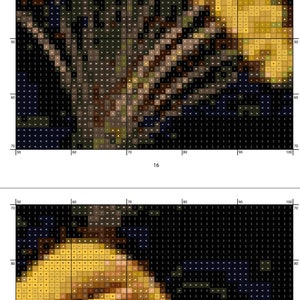 Maxi Large Saze Peacocks Goldytapestry/ Embroidery Pattern for Your ...