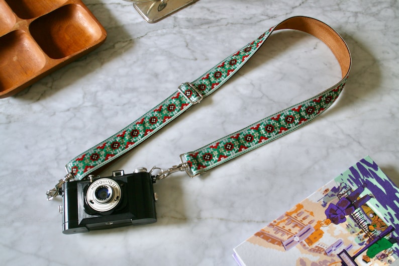 Vintage Green 60s 'inca' Hippie Camera / Bag Strap - Etsy