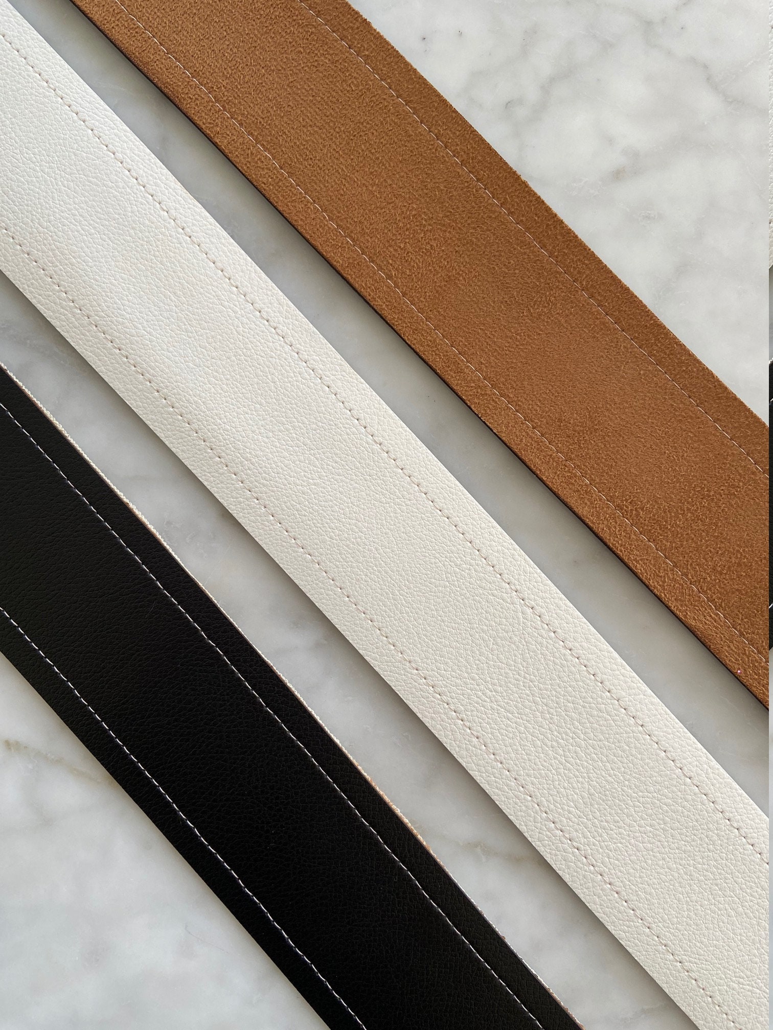 Vintage 70s White 'edelweiss' Hippie Guitar - Camera - Bag Strap - Etsy