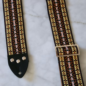 Vintage 70s Brown 'maco' Hippie Guitar - Camera - Bag Strap - Etsy
