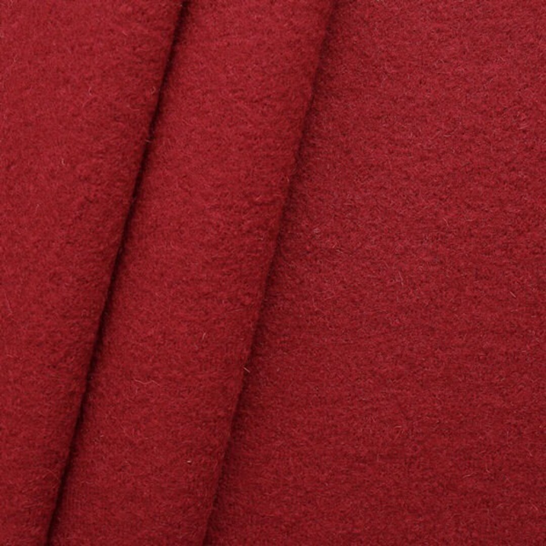 100% Wolle Walkloden Dunkel-rot - Etsy