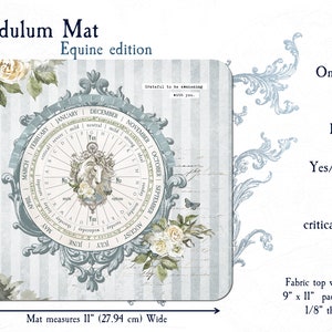 Pendulum Mat, Dowsing Mat, Divination Tool - Etsy