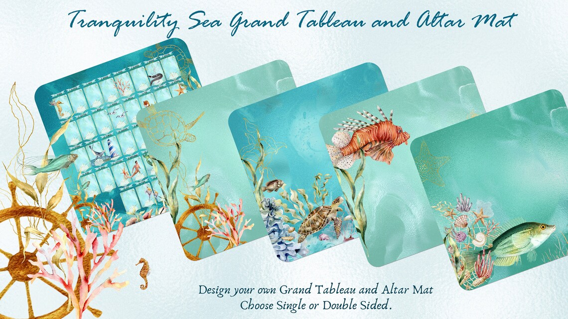 Grand Tableau Reading Mat Mini Lenormand Card Reading Mat | Etsy