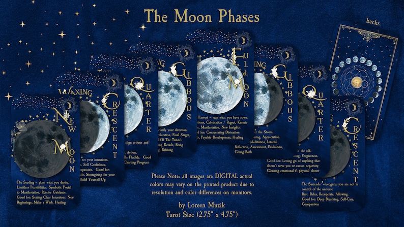 Celestial Fortune Astrology Oracle Deck Tarot Size Oracle - Etsy