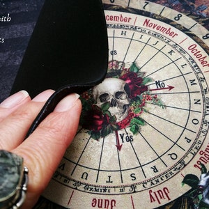 Tarot Pendulum Board, Divination Tool, Pendulum Divination Mat, Oracle ...