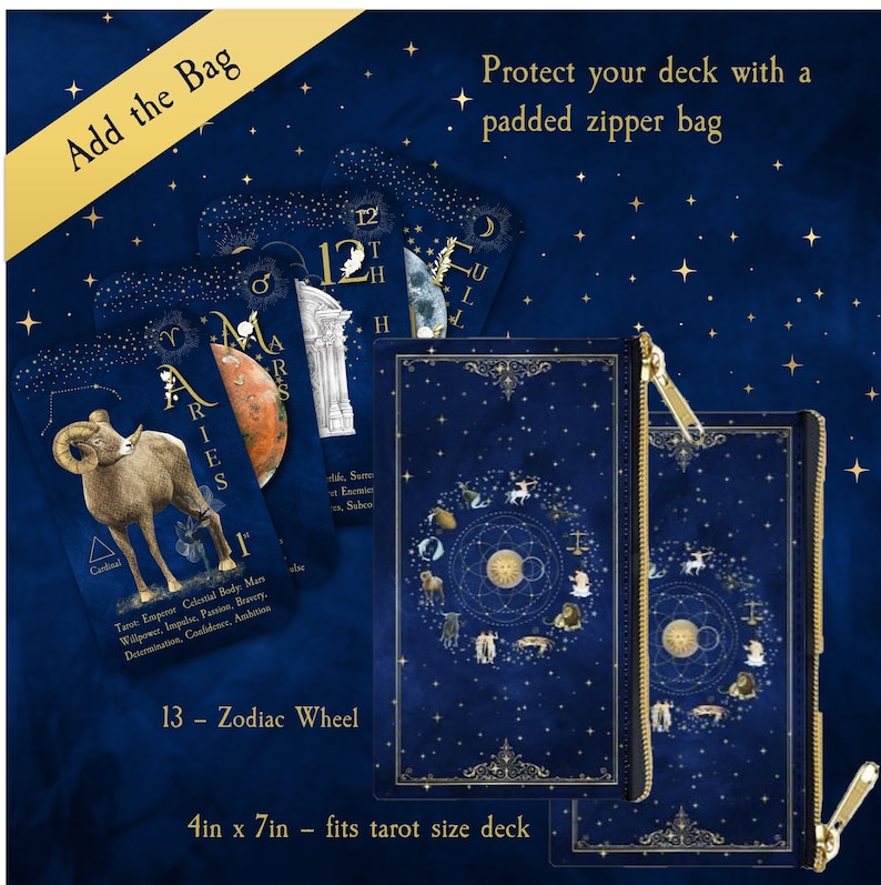 Celestial Fortune Astrology Oracle Deck Tarot Size Oracle - Etsy
