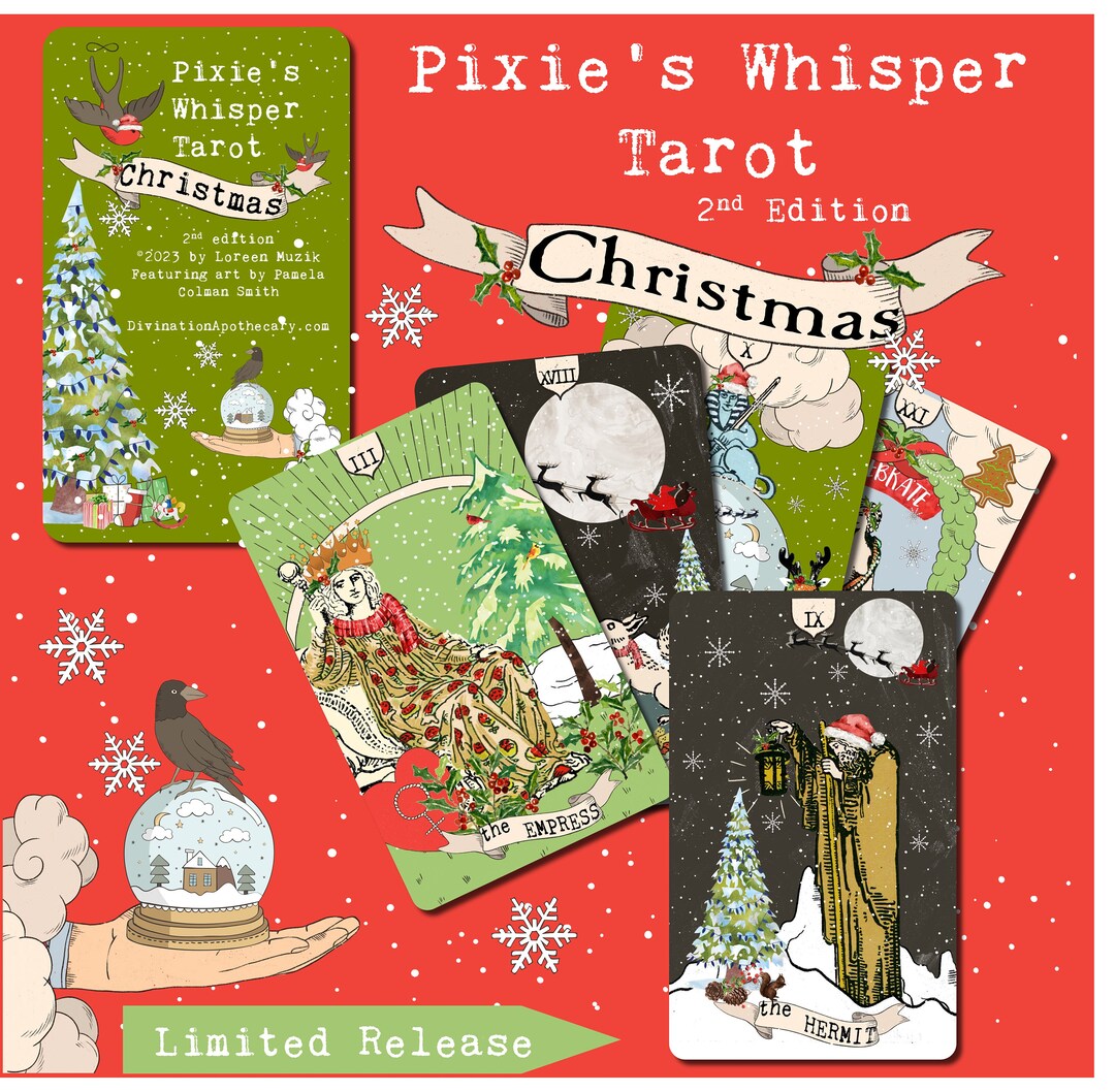 Pixie's Whisper Tarot Christmas 2nd Edition, Limited Release Christmas ...