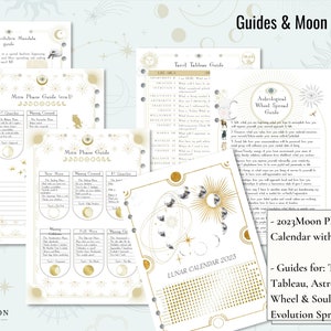 Printable Tarot Journal With Tarot Spreads, Card Reading Notes, Tarot ...