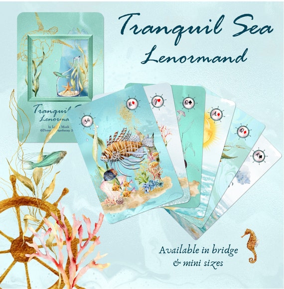 Tranquil Sea Lenormand Deck Lenormand Cards Oracle Cards - Etsy Nederland