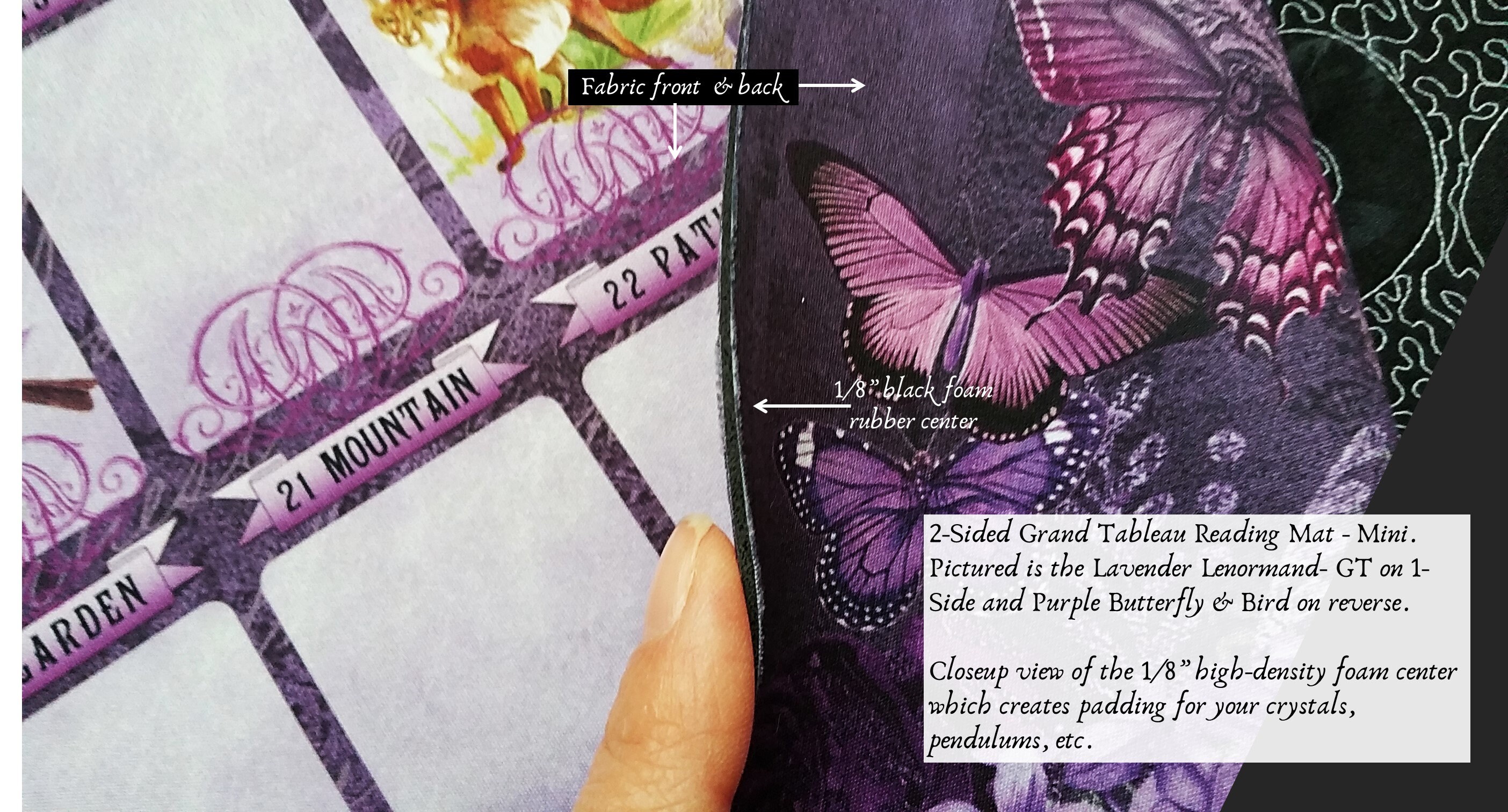 Grand Tableau Reading Mat Lenormand Reading Mat Tarot Cloth | Etsy