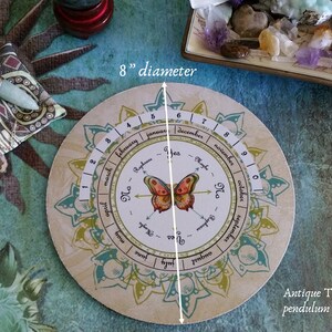 Butterfly Pendulum Board, Spirit Board, Pendulum Mat, Divination Tool ...