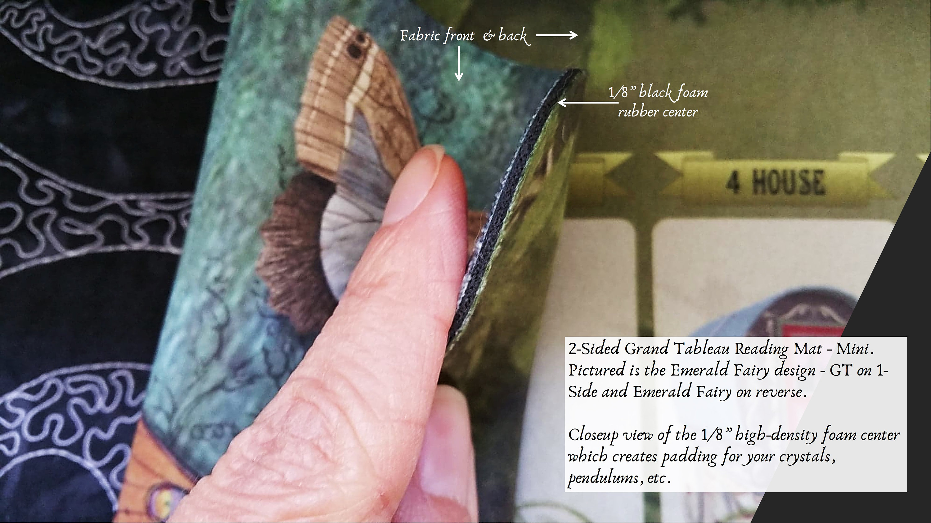 Grand Tableau Reading Mat MINI Lenormand Reading Tarot - Etsy