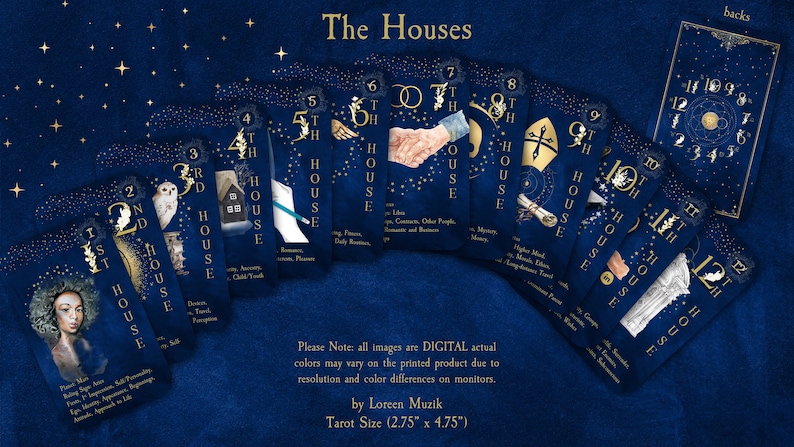 Celestial Fortune Astrology Oracle Deck Tarot Size Oracle - Etsy