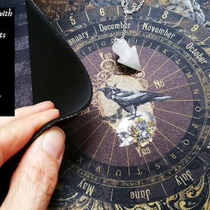 Tarot Pendulum Board, Divination Tool, Pendulum Divination Mat, Oracle ...