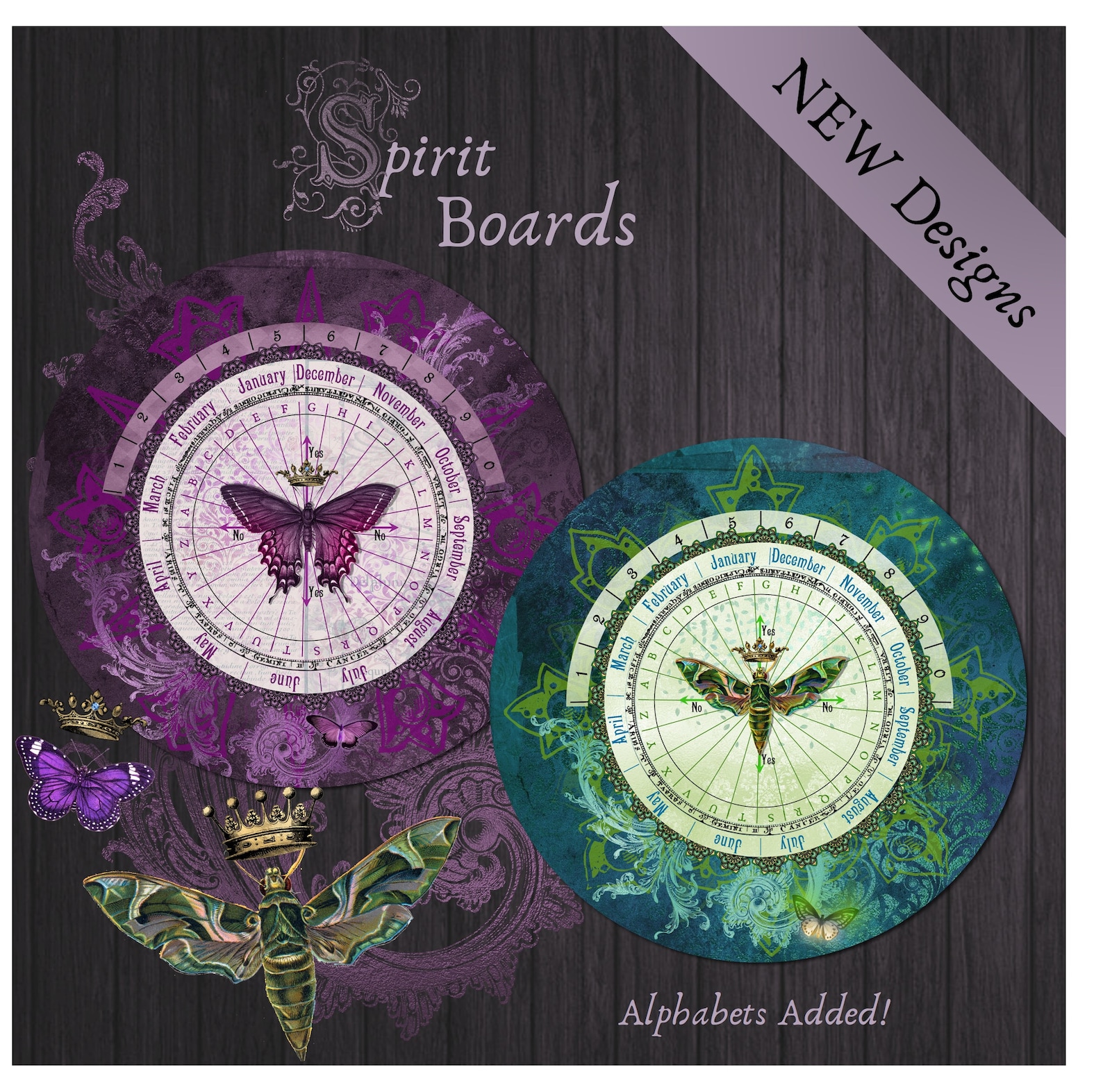 Butterfly Pendulum Board Spirit Board Pendulum Mat - Etsy