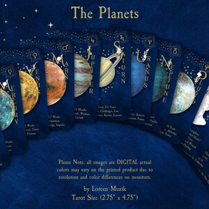 Celestial Fortune, Astrology Oracle Deck, Tarot Size Oracle Cards ...