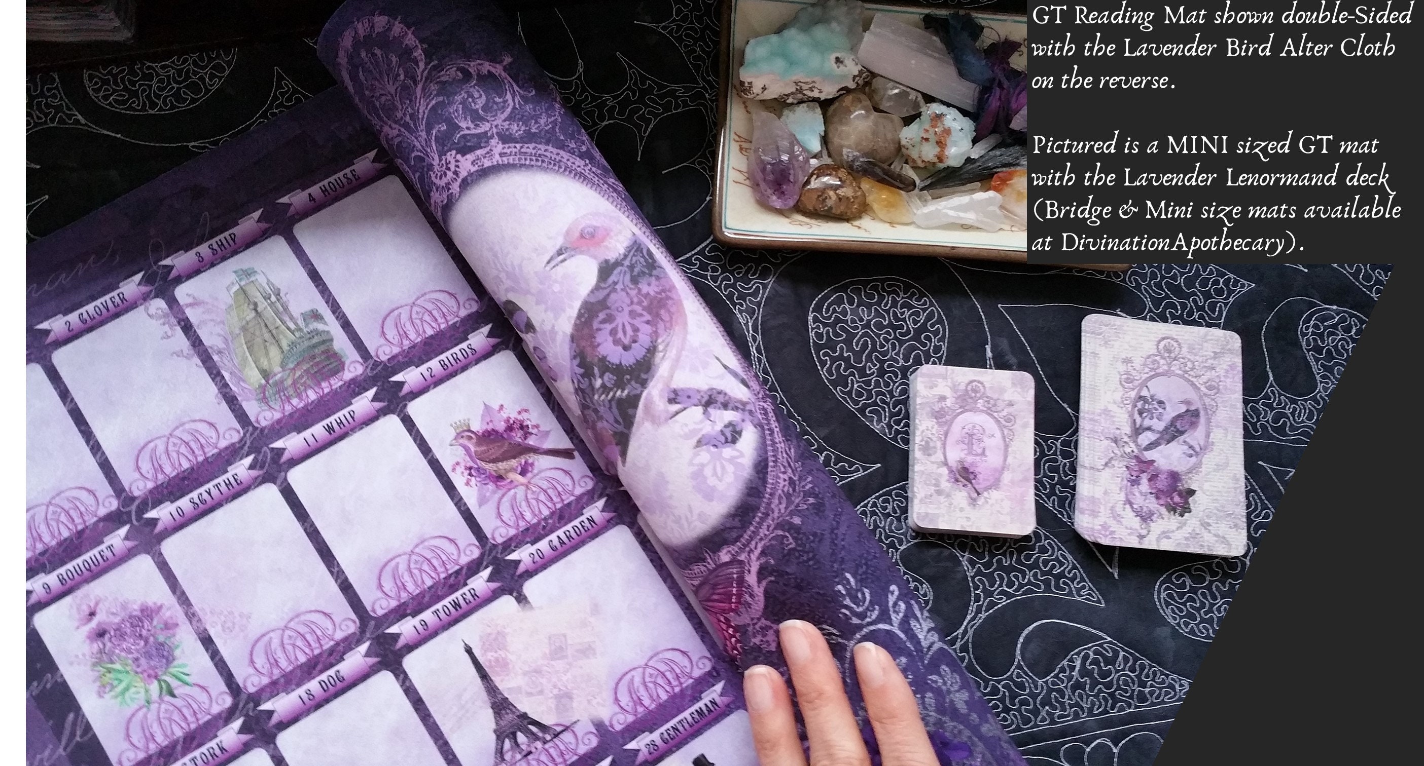 Grand Tableau Reading Mat Lenormand Reading Mat Tarot Cloth | Etsy