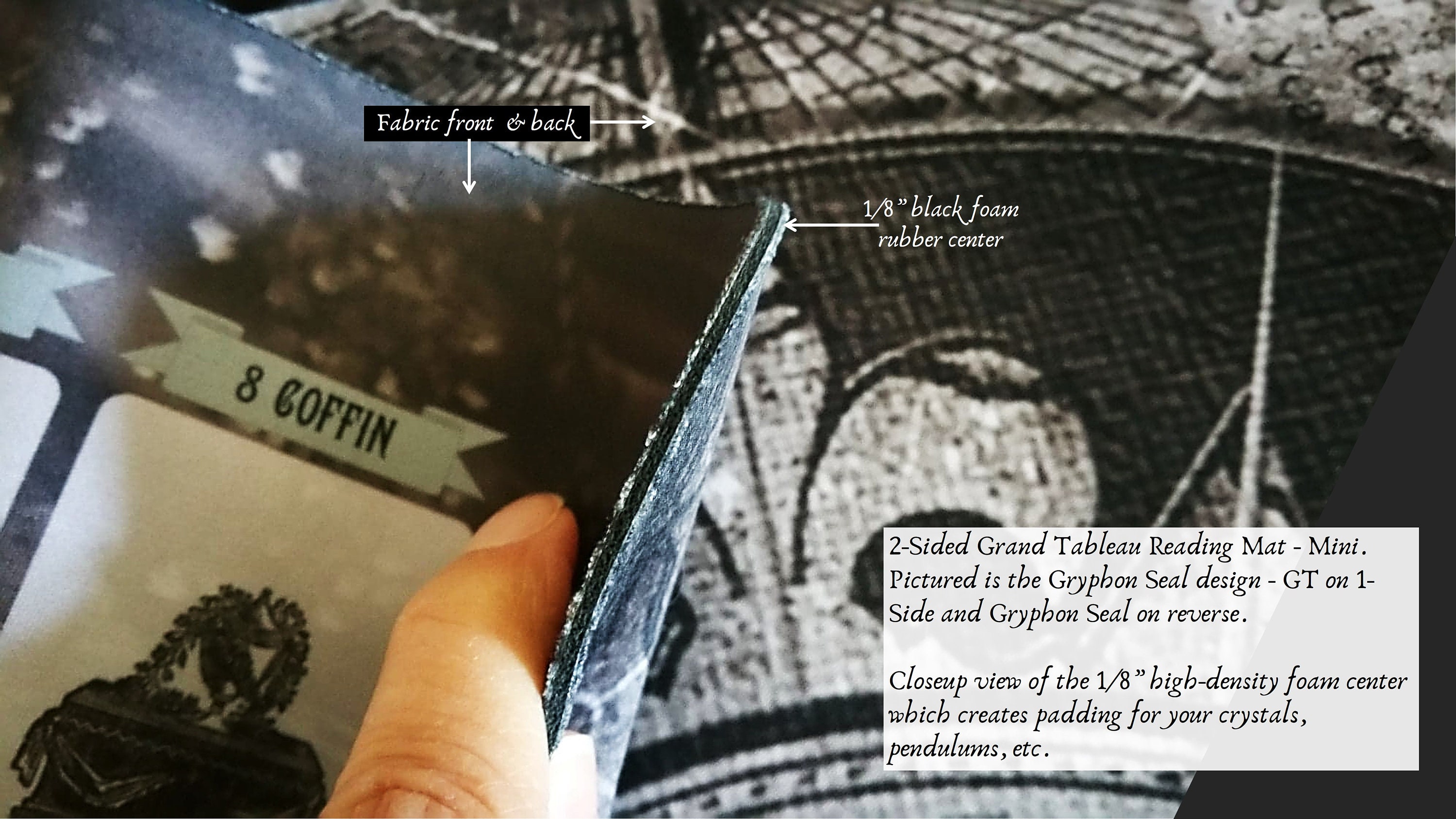 Grand Tableau Reading Mat MINI Lenormand Reading Tarot - Etsy