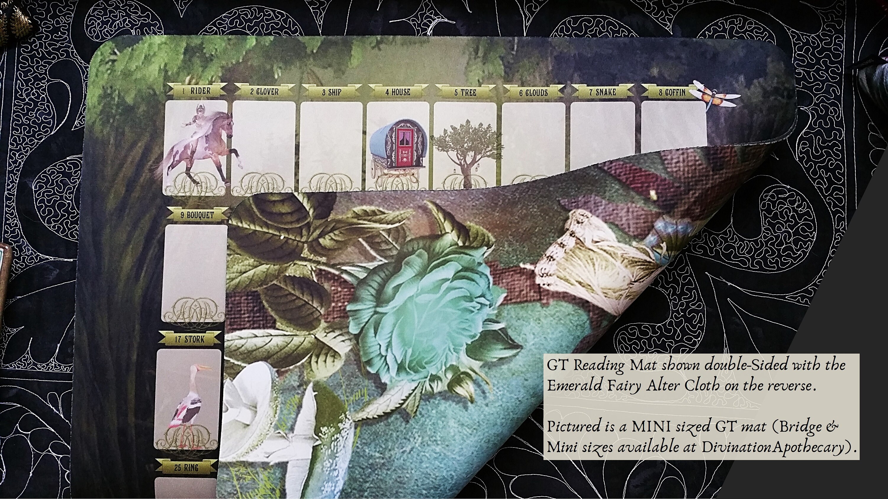 Grand Tableau Reading Mat MINI Lenormand Reading Tarot | Etsy