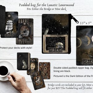 Lunatic Lenormand Deluxe Kit, Includes, Bridge Size Lenormand Deck ...