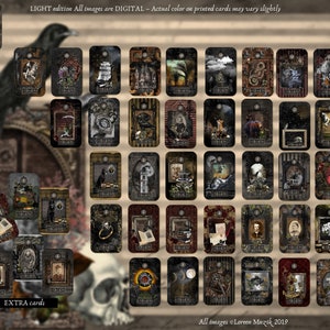 Lunatic Lenormand Deluxe Kit, Includes, Bridge Size Lenormand Deck ...