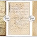 12 Pg Vintage old Documents Set 5 A4 Letter Size Printable Junk Journal ...