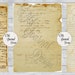 10 Pg Vintage French Old Documents Printable Junk Journal Pages ...