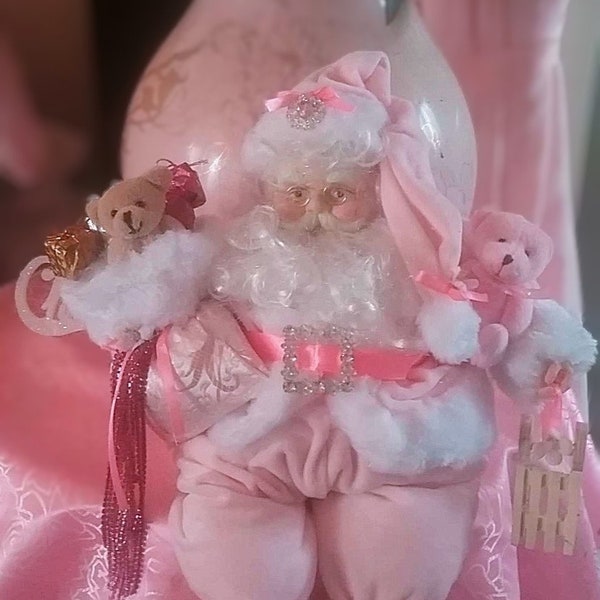 Pink Santa - Etsy