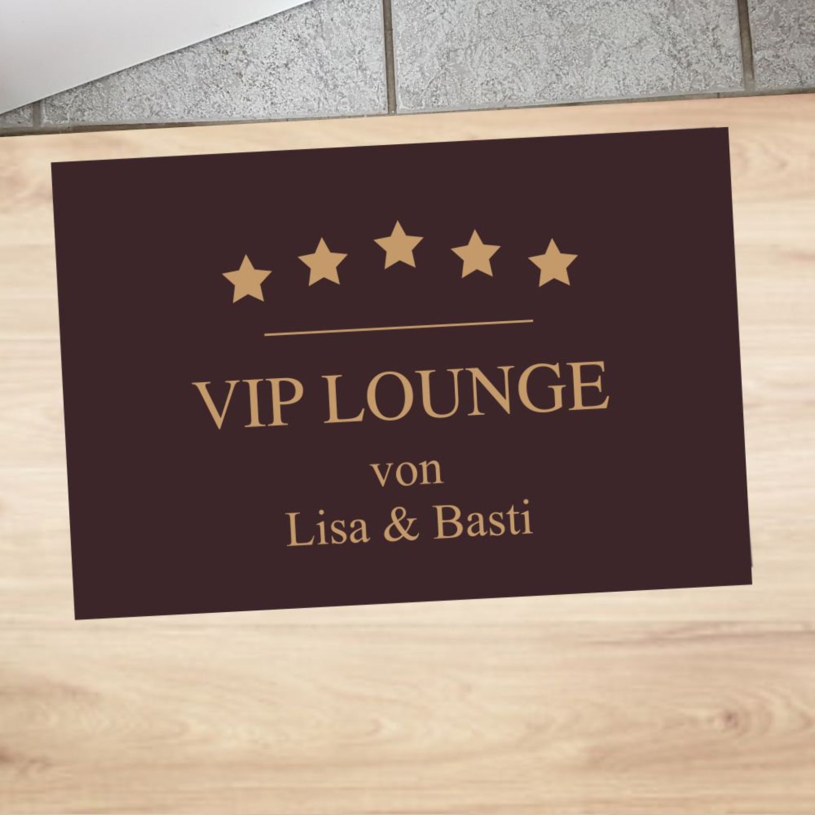 Floor Mat Personalized VIP LOUNGE 60 X 40 Cm Decoration - Etsy