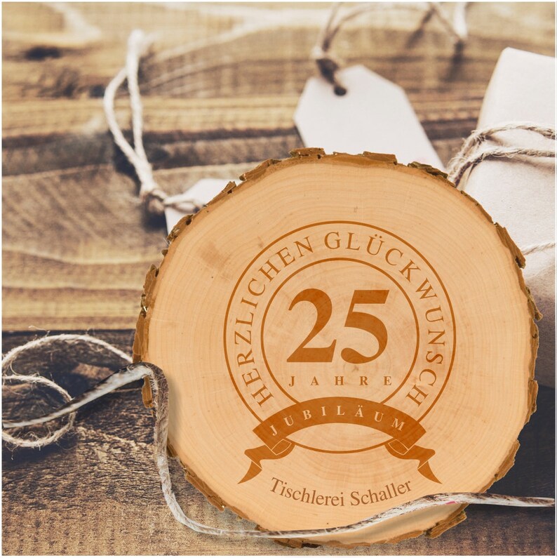 Tree Disc for Company Anniversary With | Etsy