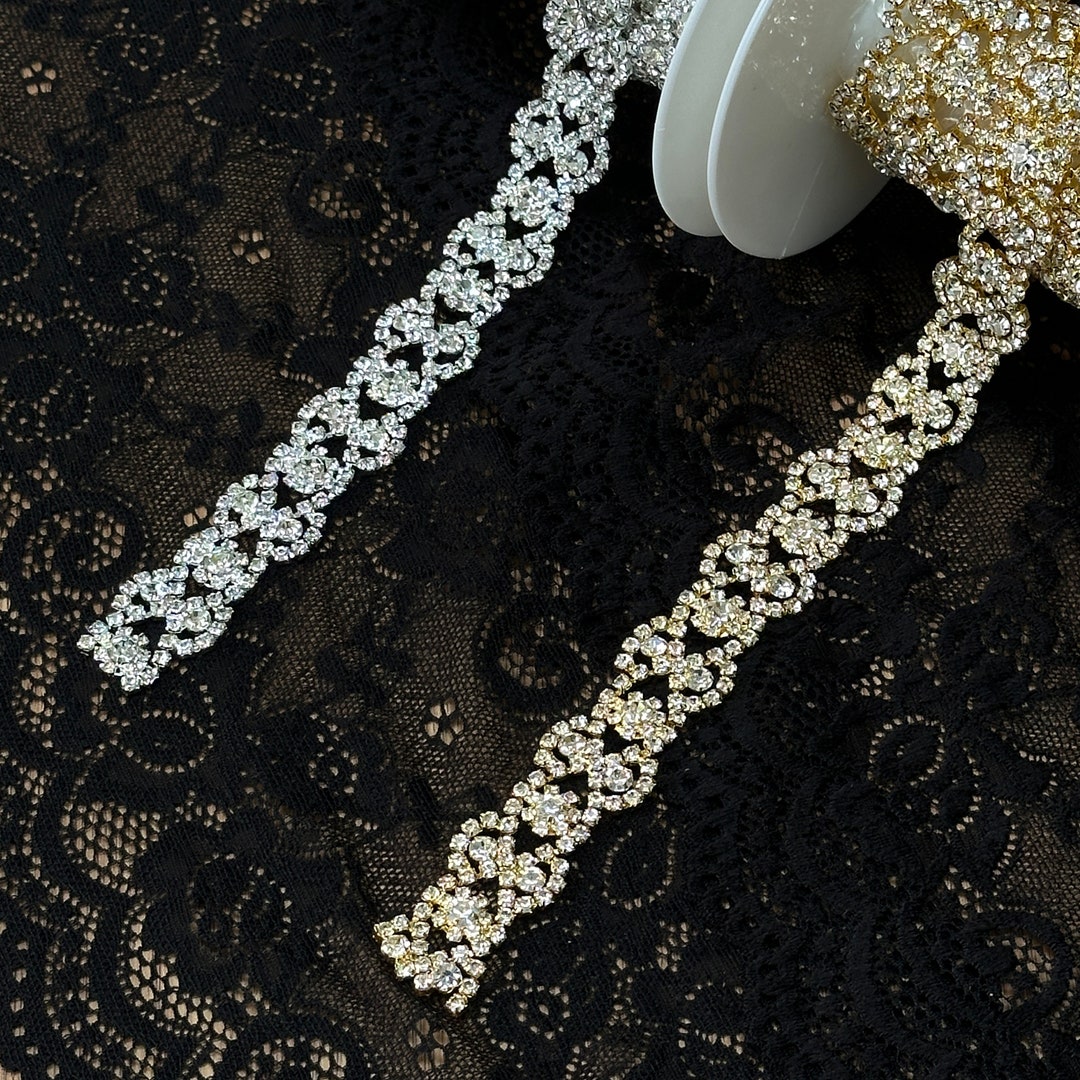 Rhinestone Diamante Sewing Chain Trim - Etsy