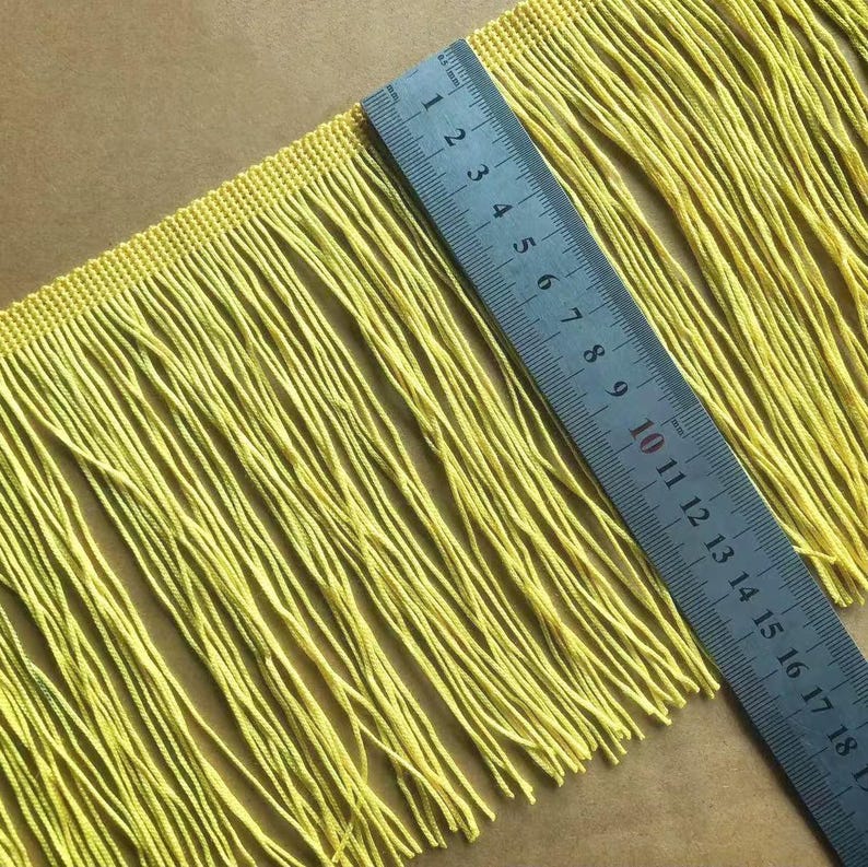 Gold Tassel Fringe Trim • Sewing, Craft & Decor Edging - Etsy
