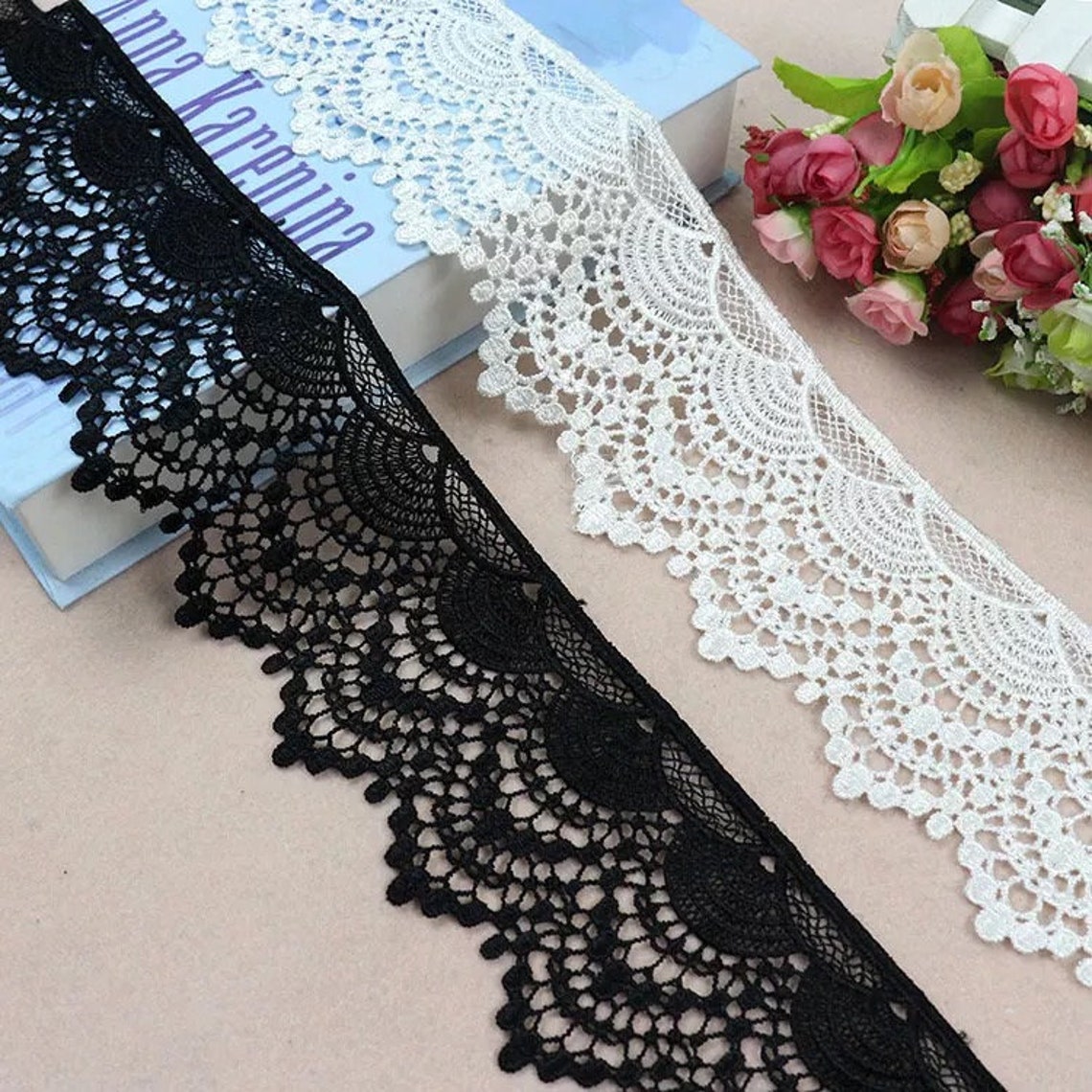 Elegant FLORAL Art Deco Fine Embroidered LACE TRIM Sewing - Etsy